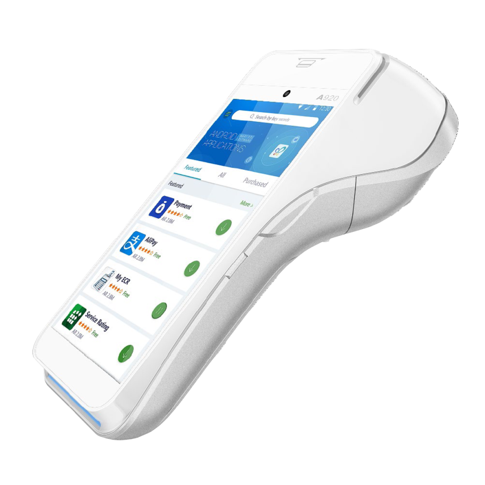 Pax A920 Handheld Wireless Credit Card Machine | Omega Transactions Corporation